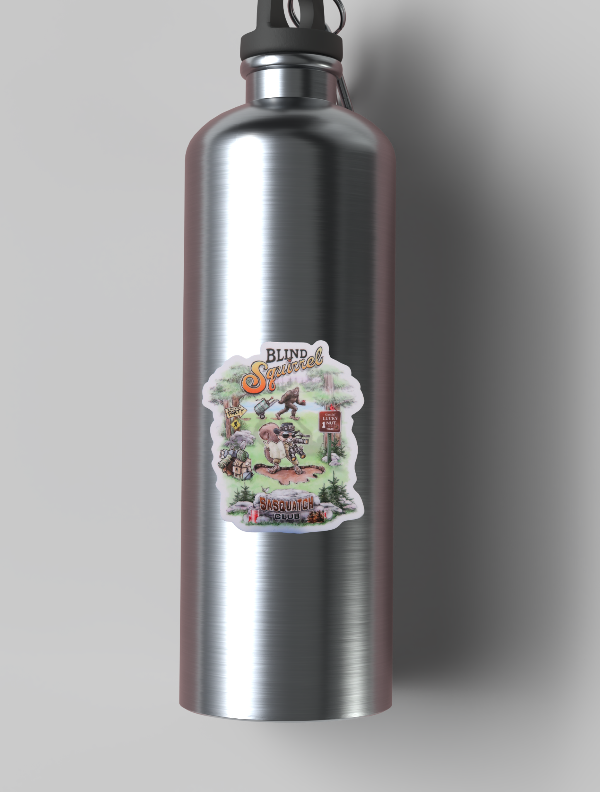 Sasquatch Club Sticker – Blind Squirrel Clubs