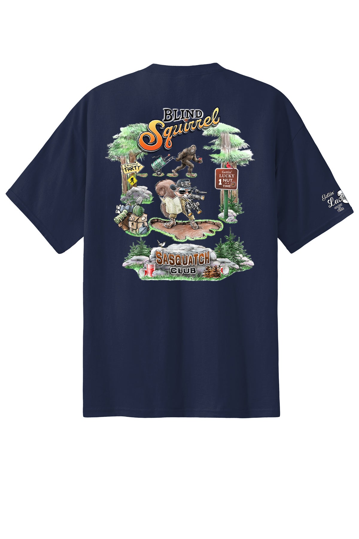 Sasquatch Club Short Sleeve Shirt – Blind Squirrel Clubs